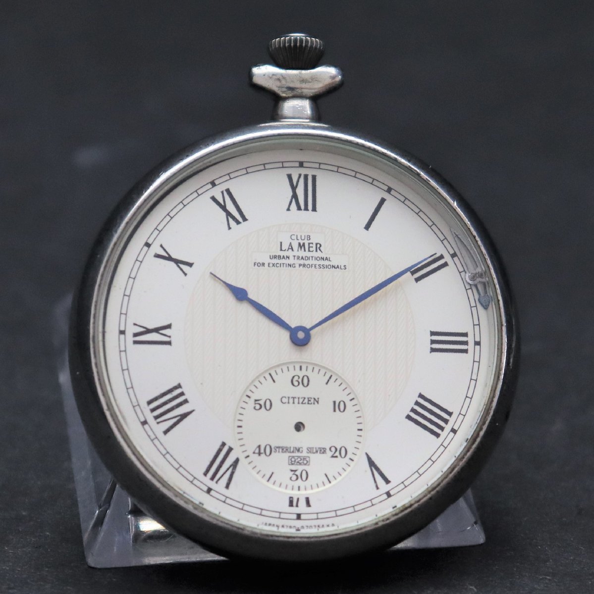CITIZEN Club LA MER シチズン クラブラメール SV925 銀無垢 懐中時計 クォーツ 6790-G70633 ローマン ...