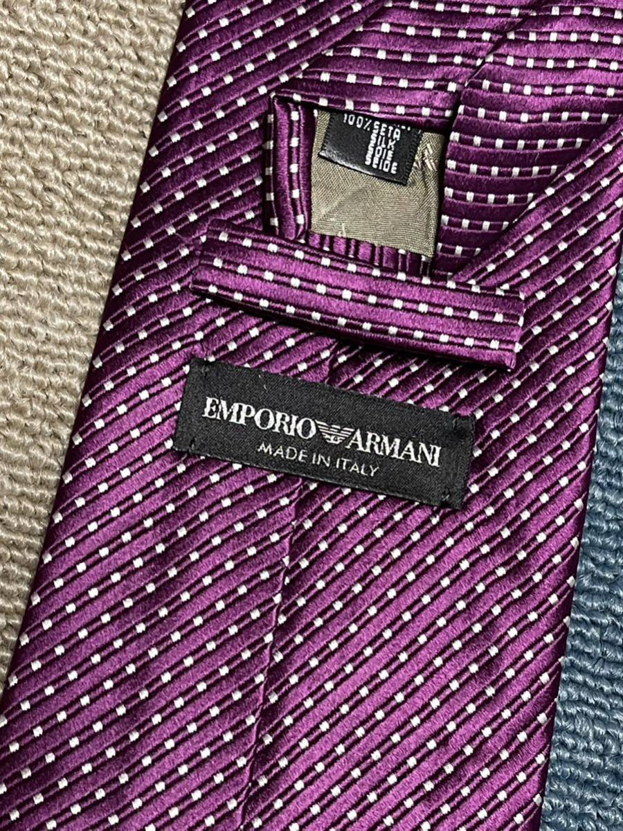 ″EMPORIO ARMANI BLACK LABEL″ エンポリオアルマーニブラックレーベル ドット ブランドネクタイ 210099 ...