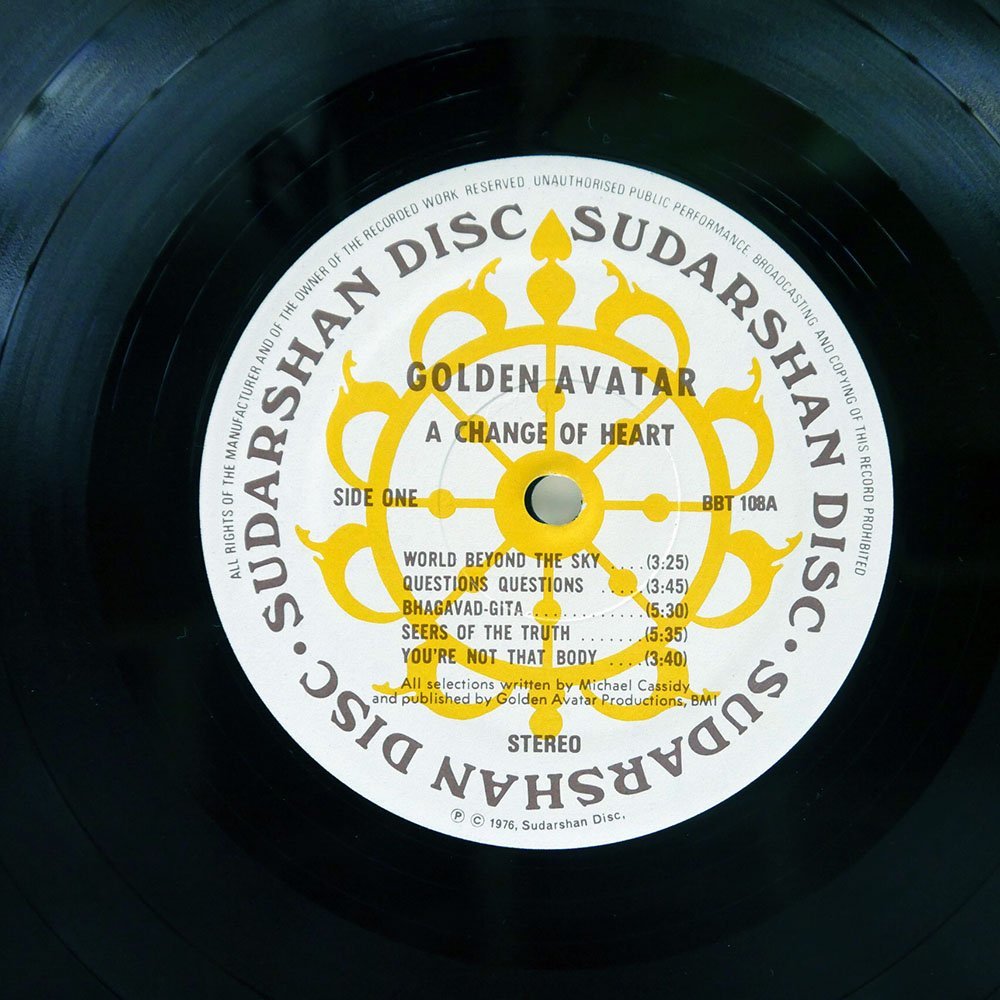 UK-ORIGINAL GOLDEN AVATAR/A CHANGE OF HEART/SUDARSHAN DISC BBT 108(G ...