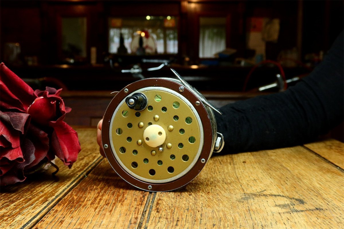 COMPAC 47 大森製作所 ダブルハンドフライロッド サーモンフライリール PFLUEGER MEDALIST型 HARDY ...