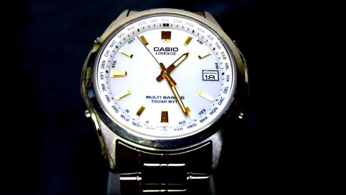M CASIO カシオ LINEAGE リニエージ メンズクォーツ腕時計 LIW-T100T(カシオ)｜売買されたオークション情報、yahoo ...