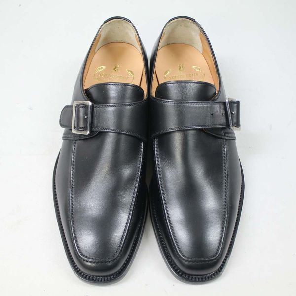 D1374 スコッチグレイン ビジネスシューズ モンクストラップ ブラック系 25.5 SCOTCH GRAIN(25.5cm)｜売買された ...