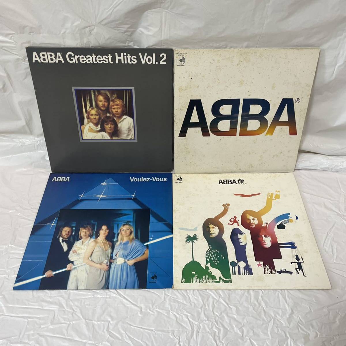 Z481 LP レコード アバ ABBA まとめて4枚 GREATEST HITS 24 THE ALBUM Voulez-Vous(ABBA ...