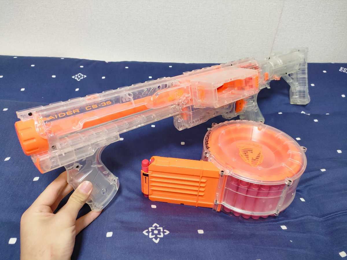 ナーフ NERF N-STRIKE レイダー ラピッドファイア クリアシリーズ(トイガン)｜売買されたオークション情報、yahooの商品情報をアーカイブ公開 - オークファン（aucfan.com）