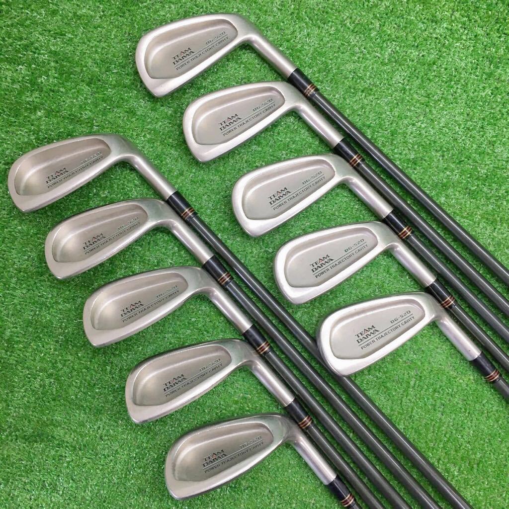 セール対象品 JIS-1086 Daiwa DG-520 オリジナルカーボンシャフト CF-70 フレックスR アイアン10本セット #3.4.5.6.7.8.9.10.11.S(ダイワ ...