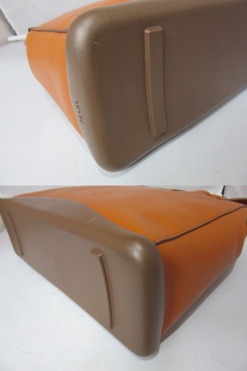 PRADA トートバッグ プラダ B9263 ブラウン レザー ハンドバッグ 0427(トートバッグ)｜売買されたオークション情報、yahooの商品情報をアーカイブ公開 - オークファン ...
