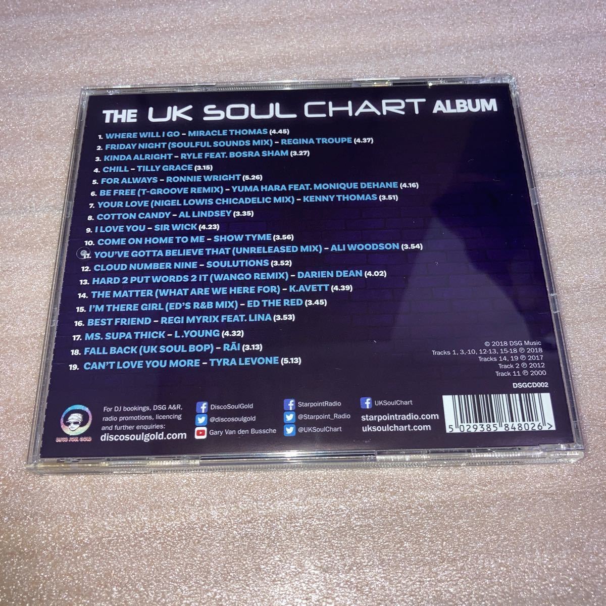 SOUL/R&B/V.A./The UK Soul Chart Album/2018/T-GROOVE/YUMA HARA/MONIQUE ...