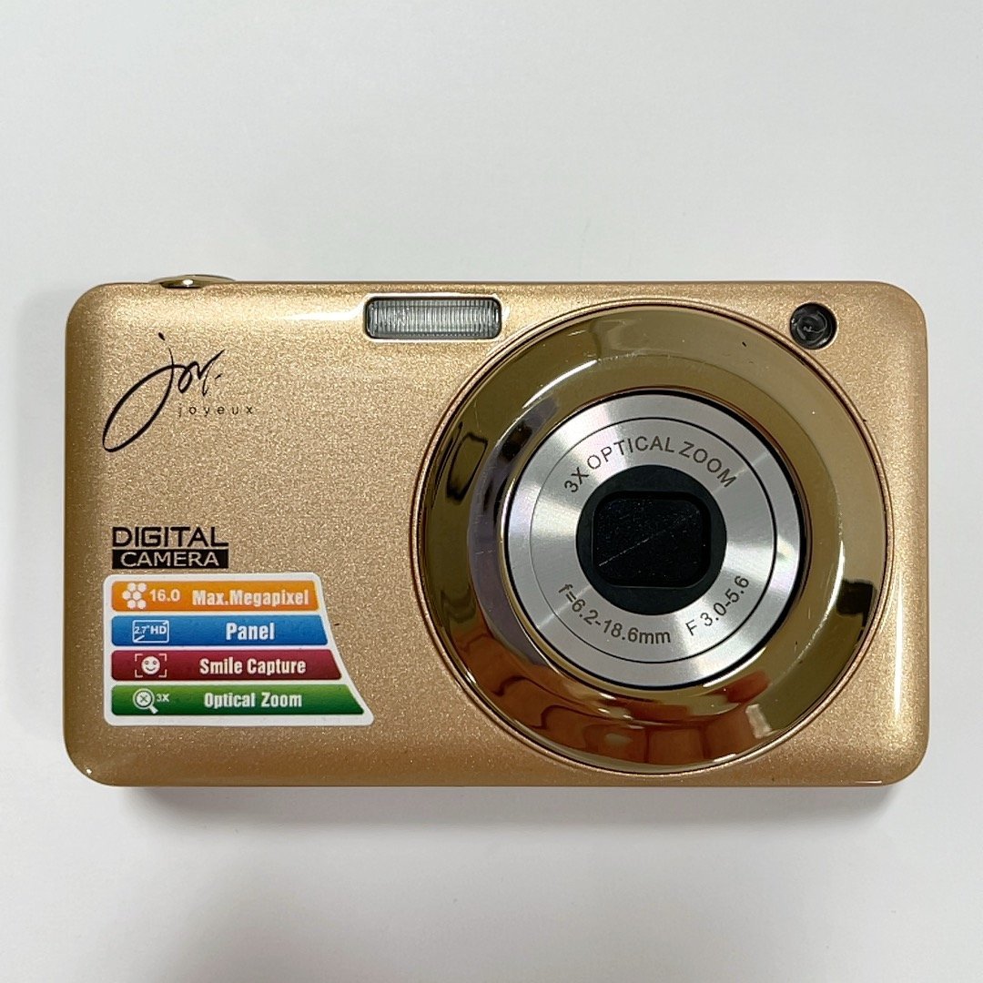 1円スタート ジョワイユ コンパクト 光学デジタルカメラ JOY-16MGDG-GD a00635(その他)｜売買されたオークション情報、yahooの商品情報をアーカイブ公開 - オークファン ...