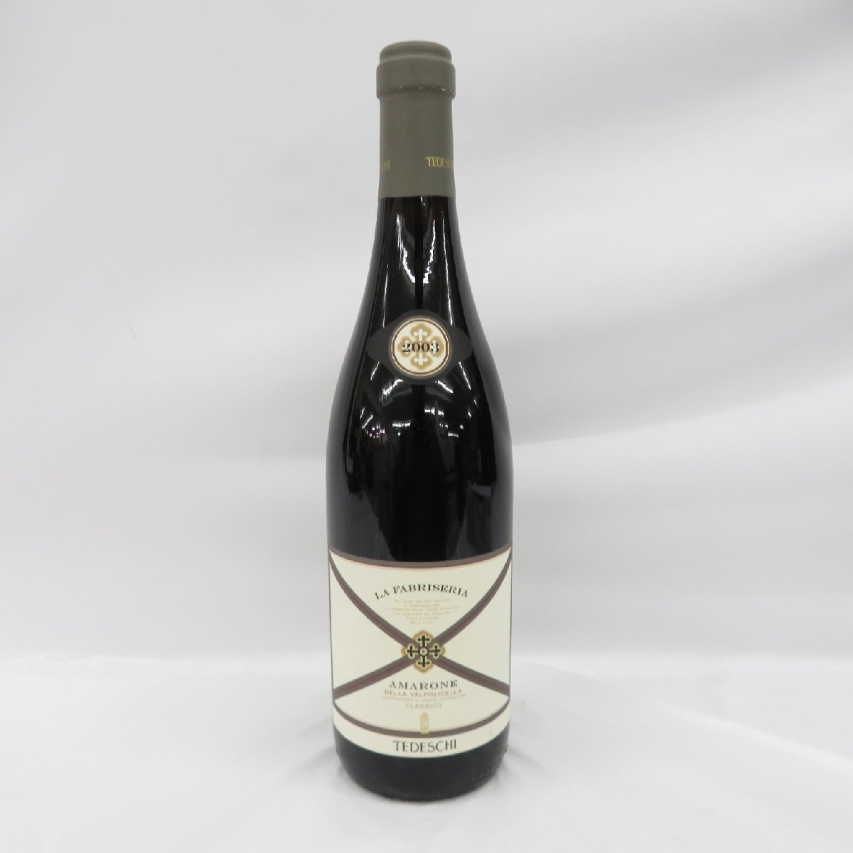 未開栓 アマローネ デッラ ヴァルポリチェッラ クラッシコ ラ ファブリセリア 2003 赤 ワイン 750ml 15% 11139885 1111(イタリア)｜売買されたオークション情報 ...