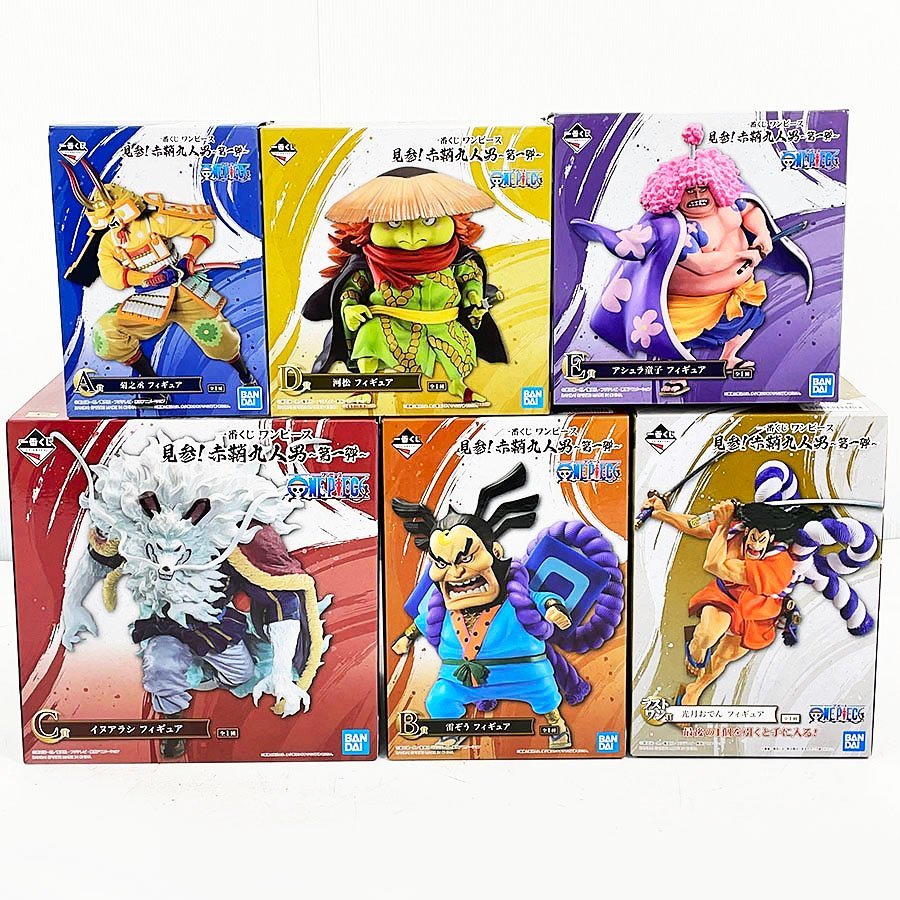 一番くじ ワンピース 見参 赤鞘九人男 第一弾 A賞 B賞 C賞 D賞 E賞 ラストワン賞 まとめて6種セット フィギュア F3958(その他 ...