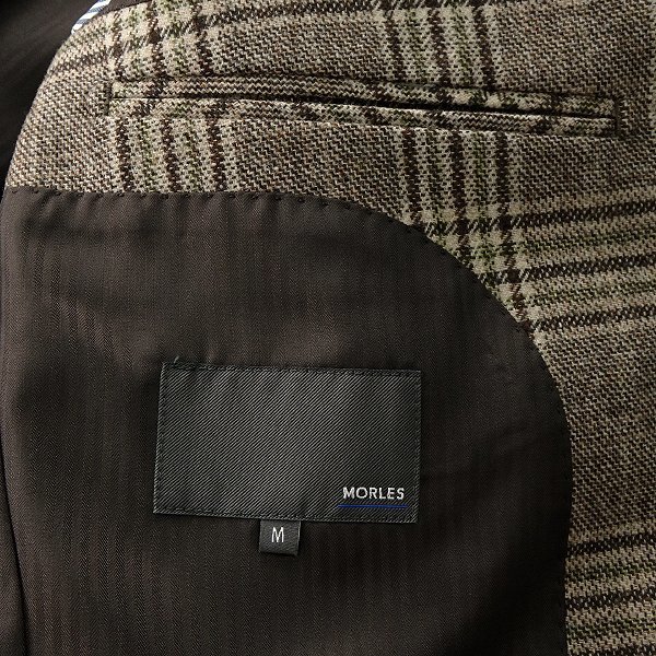 BEAMS監修 モアレス 秋冬 E. THOMAS生地 サキソニー ジャケット M J50367 MORLES ビームス チェック カシミヤ混 ブレザー(Mサイズ)｜売買されたオークション情報 ...
