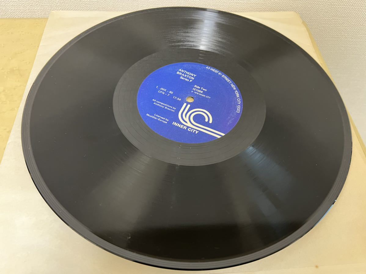 LPレコード ANTHONY BRAXTON/SAXOPHONE IMPROVISATIONS SERIES F.輸入盤アンソニー バクストン ...