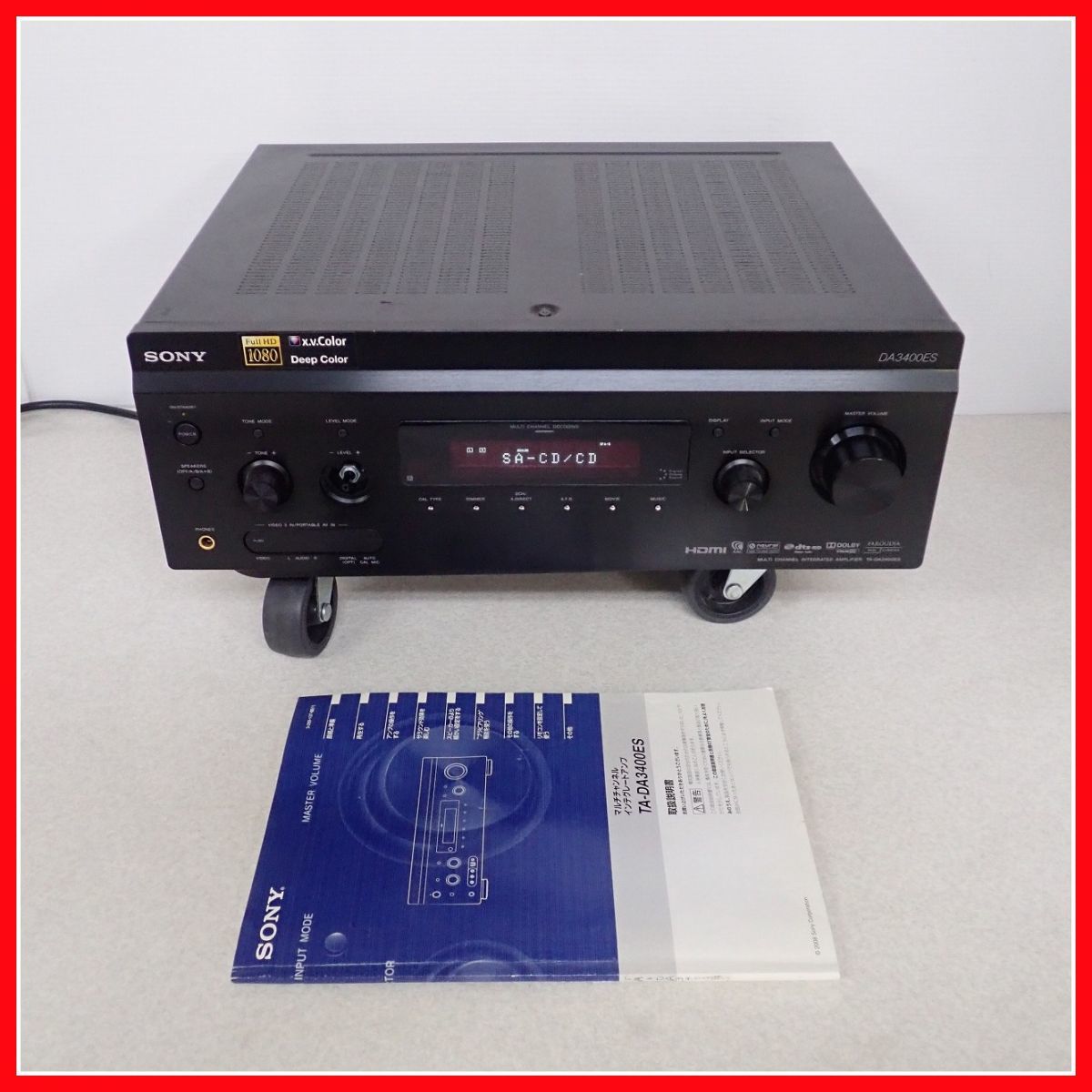 SONY マルチチャンネル インテグレートアンプ TA-DA3400ES ソニー 現状品 40(ソニー)｜売買されたオークション情報 ...