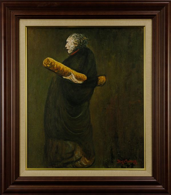 鴨居玲 油絵 手描き おばあさん 表サイン 裏書 鴨居羊子鑑定シール F8号 額装 模写/検索ワード 齋藤真一/藤田嗣治 e419(人物画)｜売買されたオークション情報、yahooの商品情報を ...