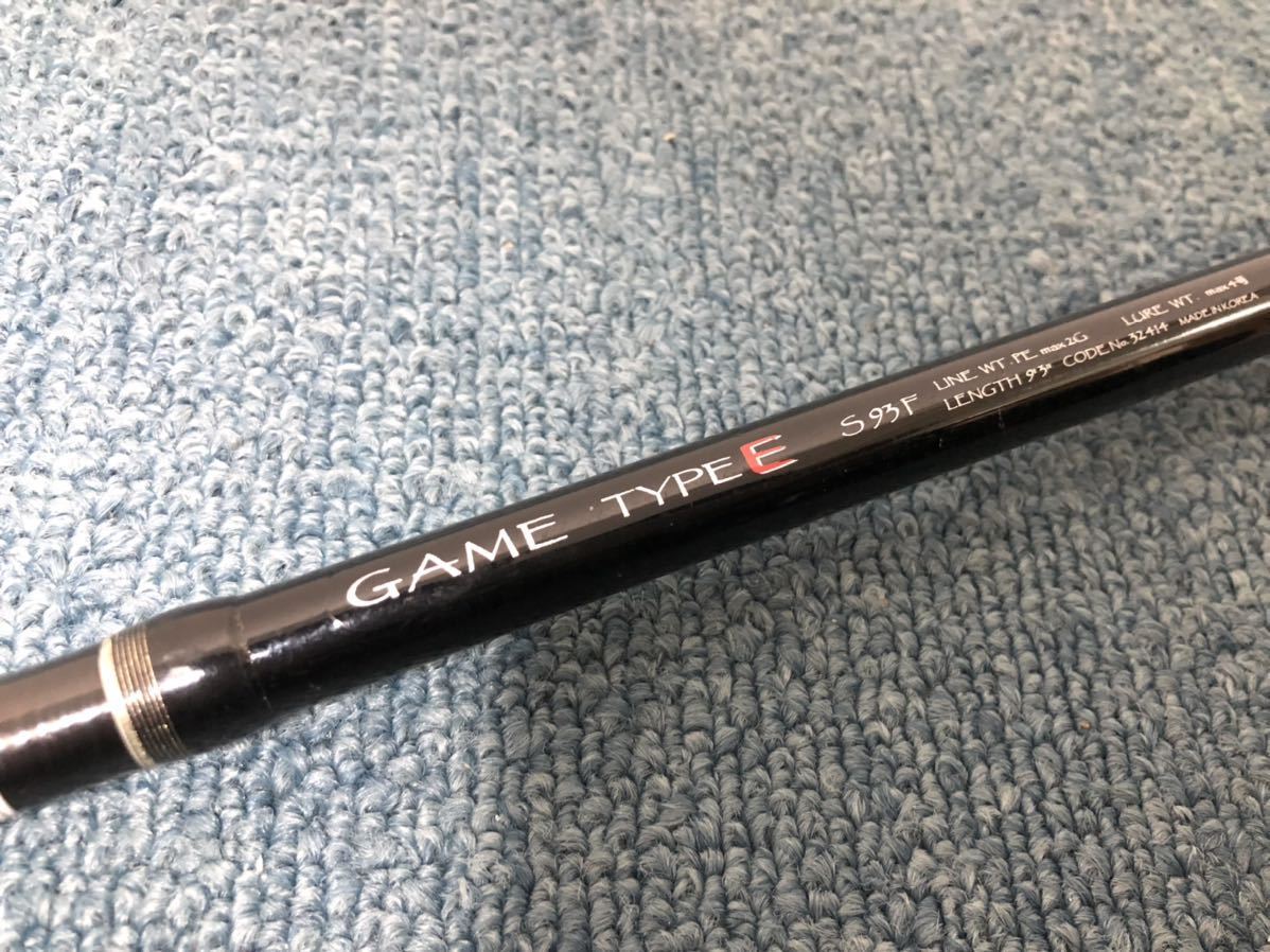 シマノ SHIMANO/GAME TYPE E /ゲームタイプ E/S93F /CODE No 32414/釣り竿/ 現状品(シマノ)｜売買されたオークション情報、yahooの商品情報を ...