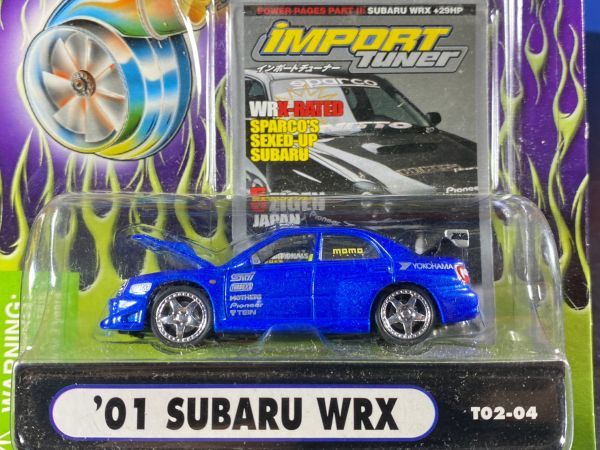 MUSCLE MACHINES マッスルマシーン 1/64 IMPORT TUNER 01 SUBARU WRX スバル IMPREZA ...