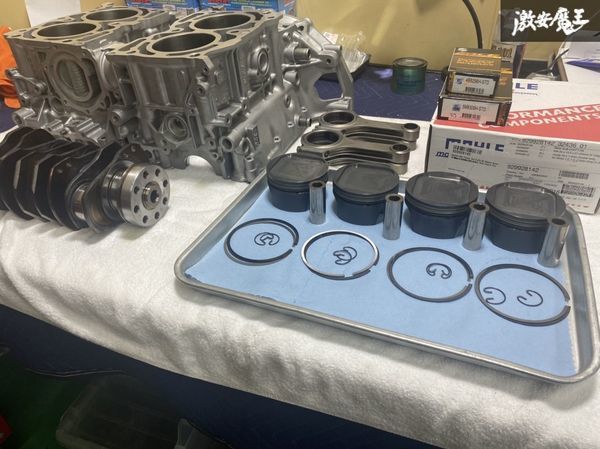 保証付 O/H済み EJ20 2.2L エンジン 腰下 MAHLE マーレ ピストン GC8 GDB GRB GVB インプレッサ VAB ...