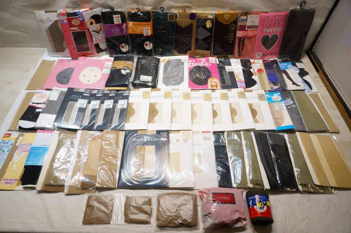 K22A 超大量 67足 保管品 レディース ストッキング/タイツ 他 サイズ/種類色々 まとめ売り 福袋 業務用 GIVENCHY ラルフローレン(Mサイズ)｜売買されたオークション情報 ...