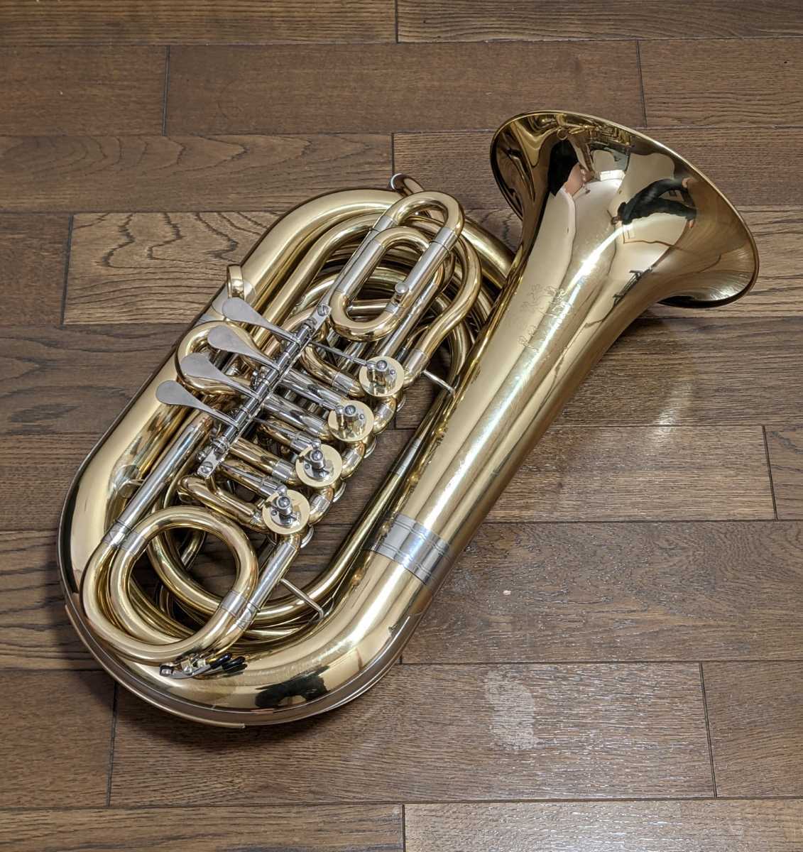 wessex BBb Travel Tuba トルニスターチューバ TB160 custom チューバ トラベルチューバ B管 B♭管(本体 ...