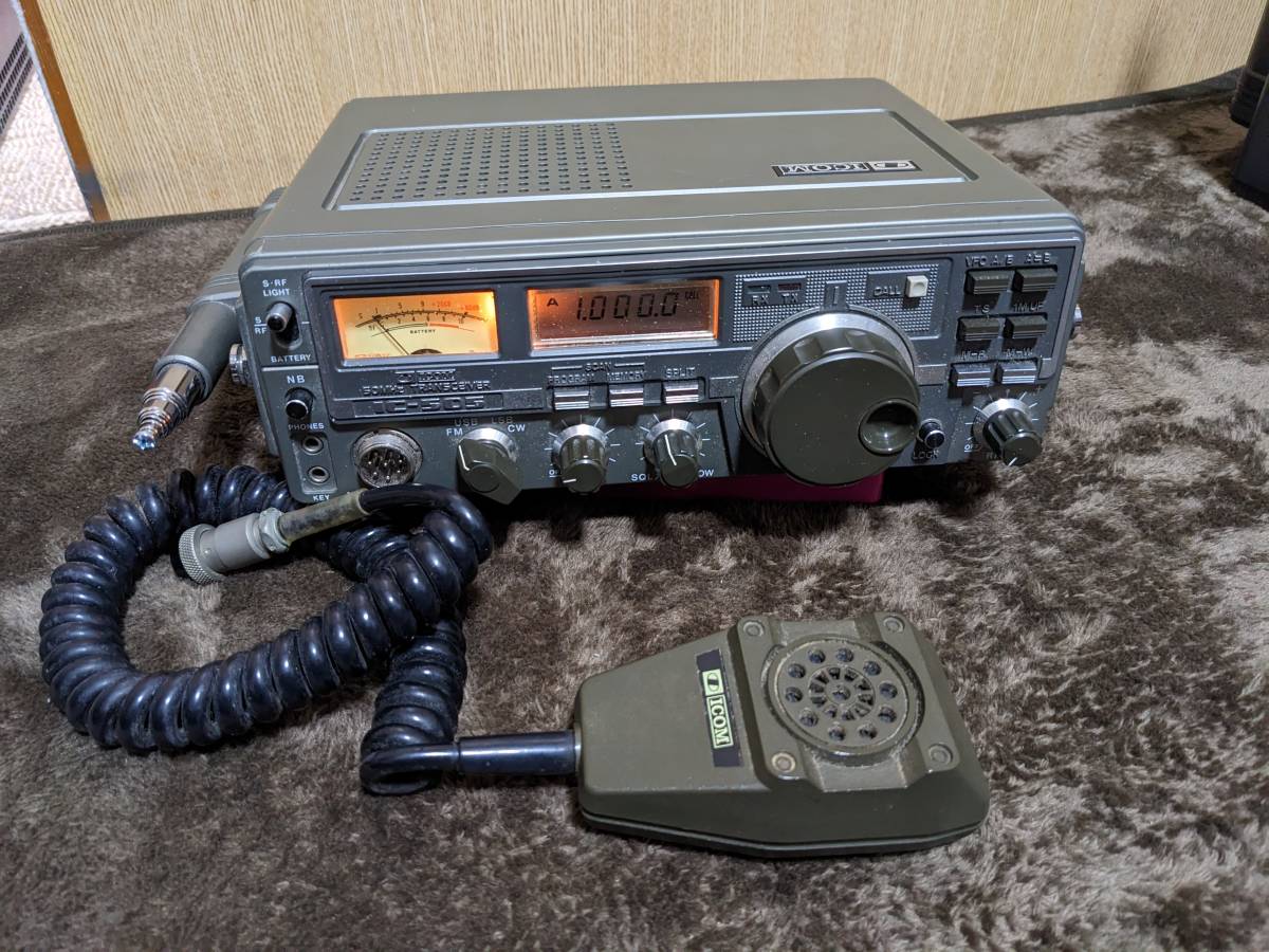 ICOM IC-505 50MHz オールモードトランシーバー OP FMユニット内臓 マイク付(固定)｜売買されたオークション情報 ...