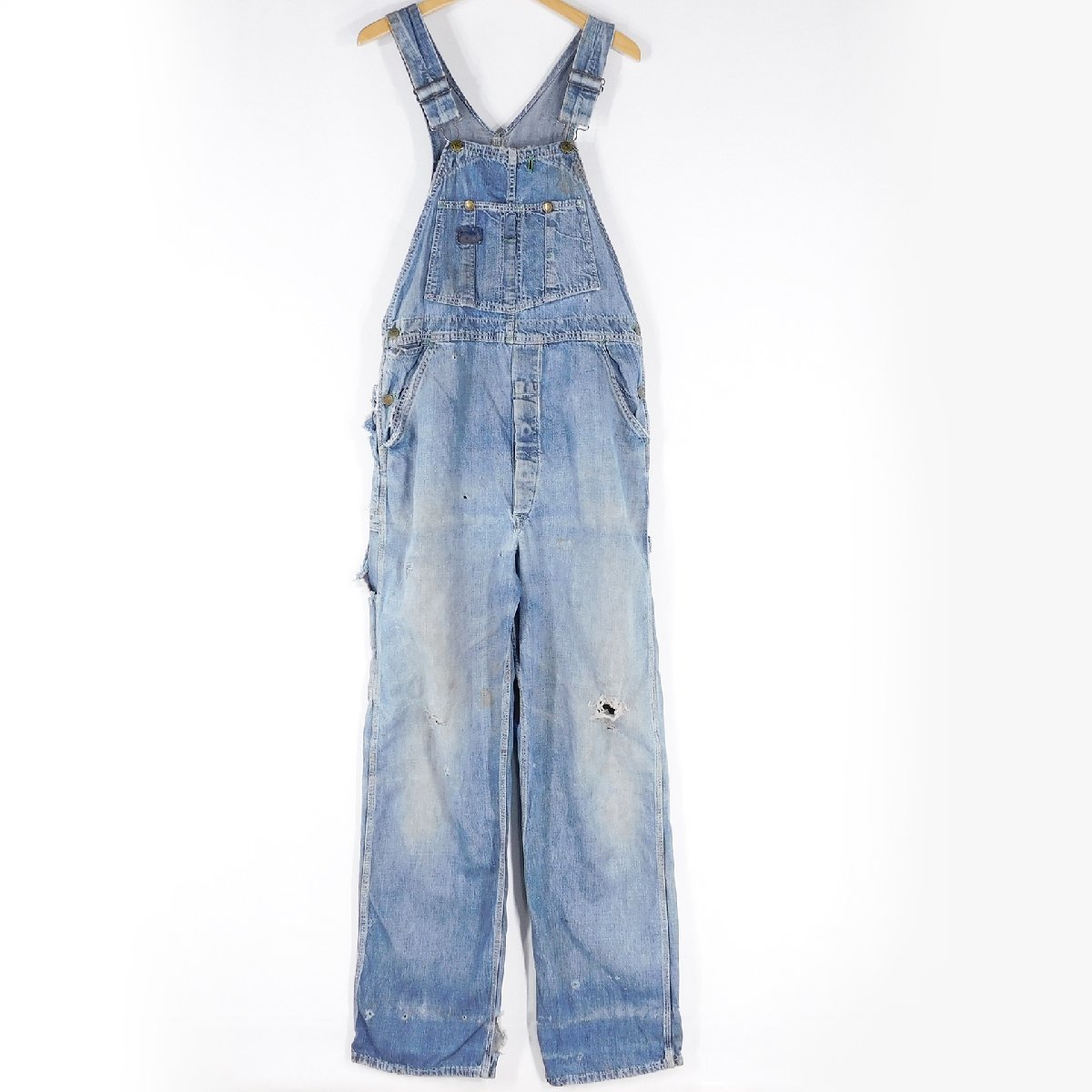 60's オシュコシュ デニム オーバーオール #89753 OSHKOSH ヴィンテージ ビンテージ オールド アメカジ ワーク(男性用 ...