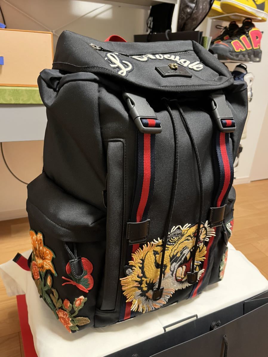 GUCCI グッチ リュック バックパック タイガー 429037 虎(リュックサック、デイパック)｜売買されたオークション情報、yahooの商品情報をアーカイブ公開 - オークファン ...