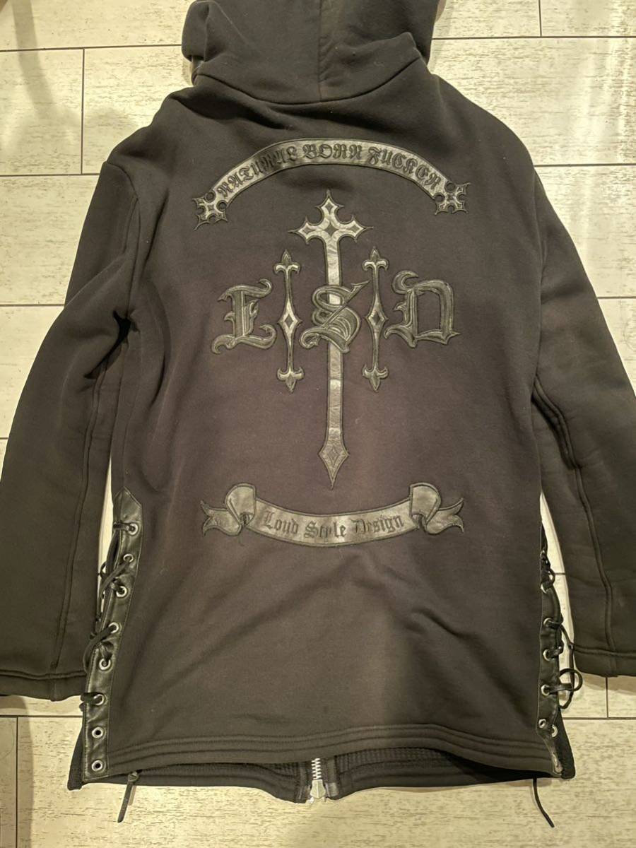 Loud Style Design ロングパーカー LSD L.S.D ラウドスタイルデザイン ブラック クロムハーツ ガボール ヒステリック ...