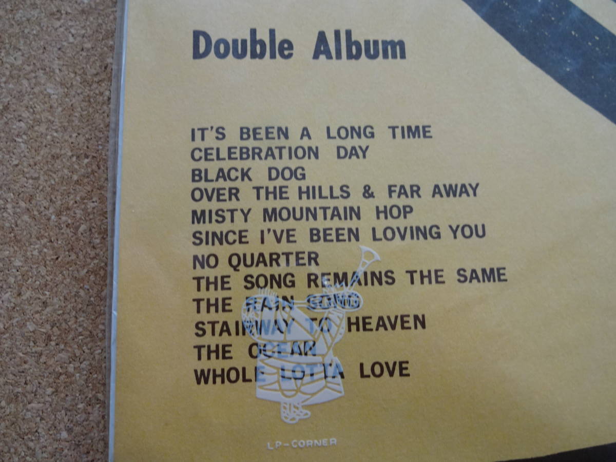 2枚組LP ブート Bootleg レッド ツェッペリン PERFORMED LIVE IN SEATTLE Jimmy Page John ...