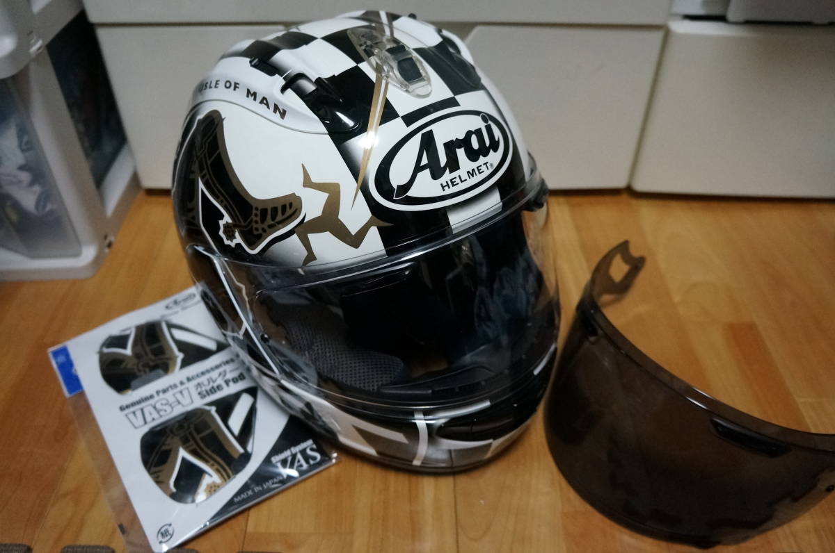 激レア 受注限定 2017 Arai RX-7X マン島 IOM-TT ヘルメット TT テクニカルプロショップ 限定 三脚巴 トリスケル アライ レプリカ(Mサイズ)｜売買されたオークション ...