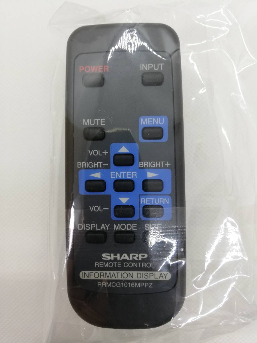 144 品 SHARP シャープ RRMCG1016MPPZ ディスプレイ用 リモコン(その他)｜売買されたオークション情報、yahooの商品情報をアーカイブ公開 - オークファン ...