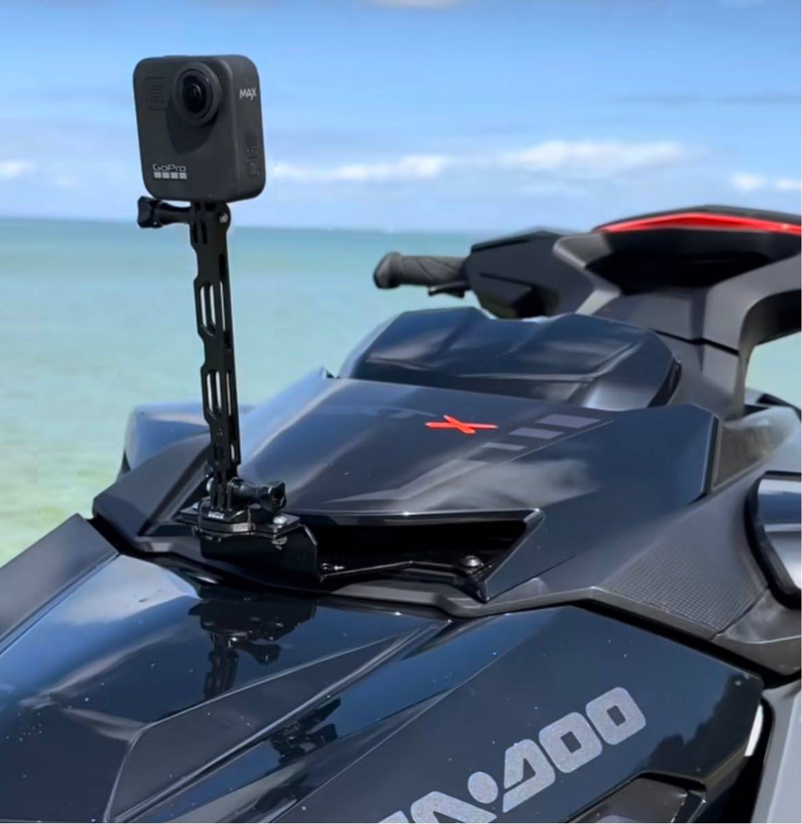 2018〜 RXT GTX WAKE FISH ゴープロマウント GoPro Insta360 カメラ seadoo シードゥ RXTX(水上 ...