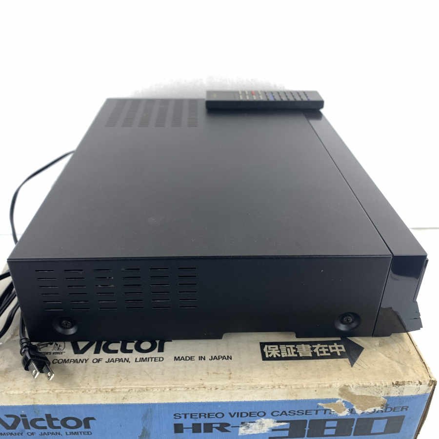Victor HR-D380 ビデオカセットレコーダー ビクター リモコン 元箱付 ジャンク品 福岡(VHSビデオデッキ)｜売買されたオークション情報、yahooの商品情報をアーカイブ公開 ...