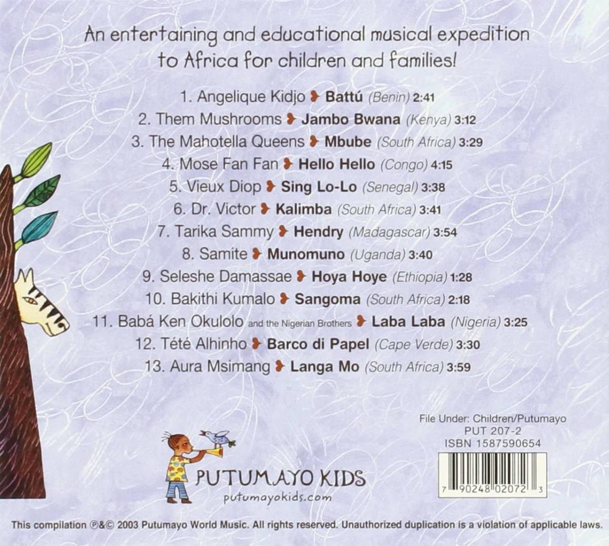 African Playground Putumayo Kids Presents 輸入盤CD(その他)｜売買されたオークション情報 ...