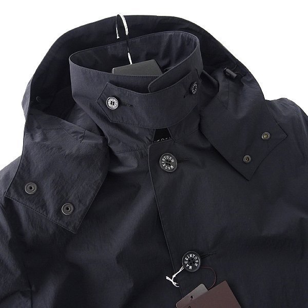 6.9万 マッキントッシュロンドン OLMETEX 撥水 スプリング コート 38 M 黒 J41425 FEATHER-TECH PAC ...