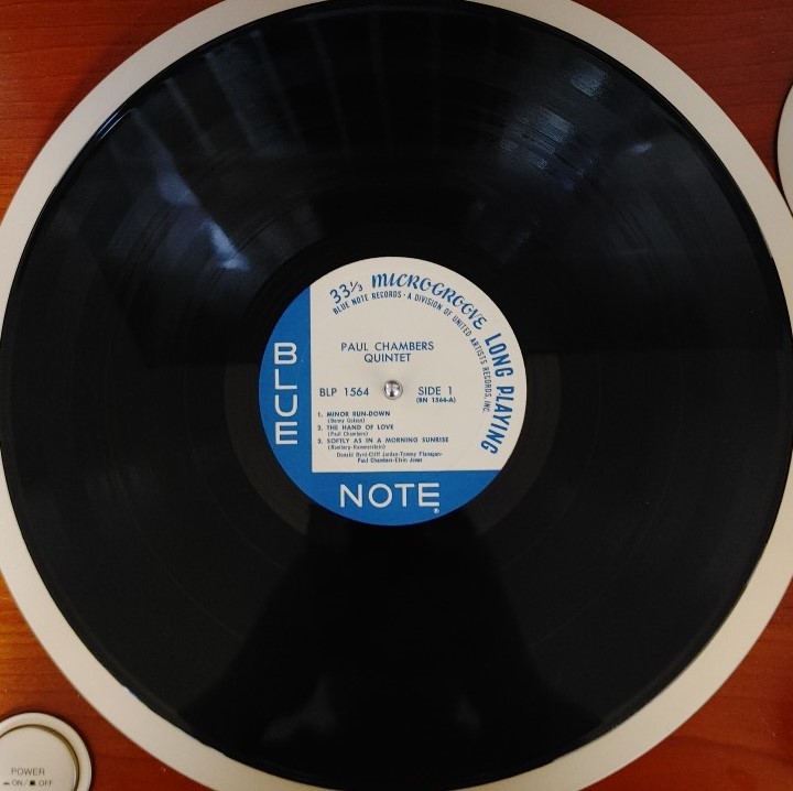BLUE NOTE 青白UA MONO盤LP PAUL CHAMBERS QUINTET Donald Byrd Cliff Jordan ...
