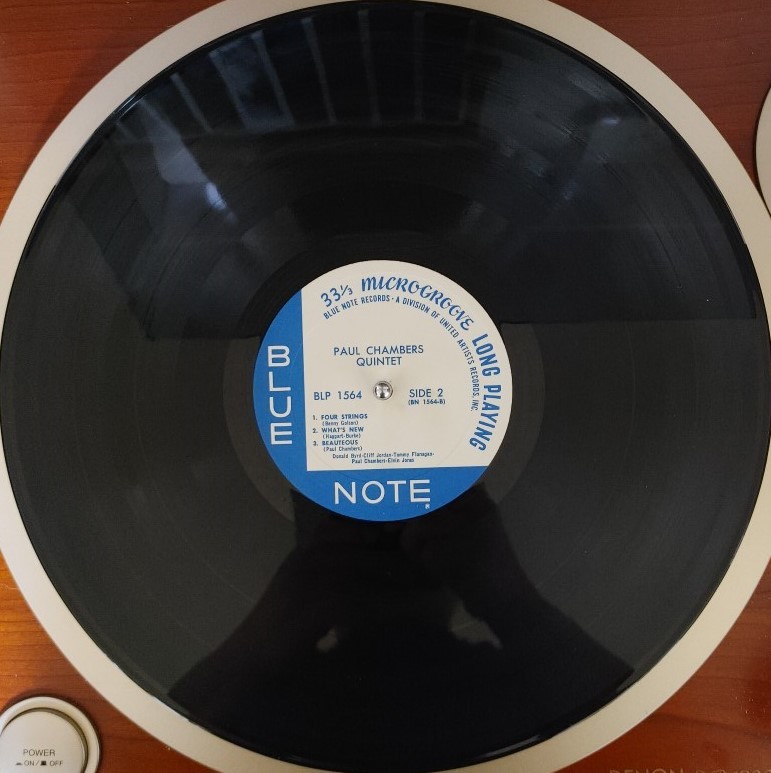 BLUE NOTE 青白UA MONO盤LP PAUL CHAMBERS QUINTET Donald Byrd Cliff Jordan ...