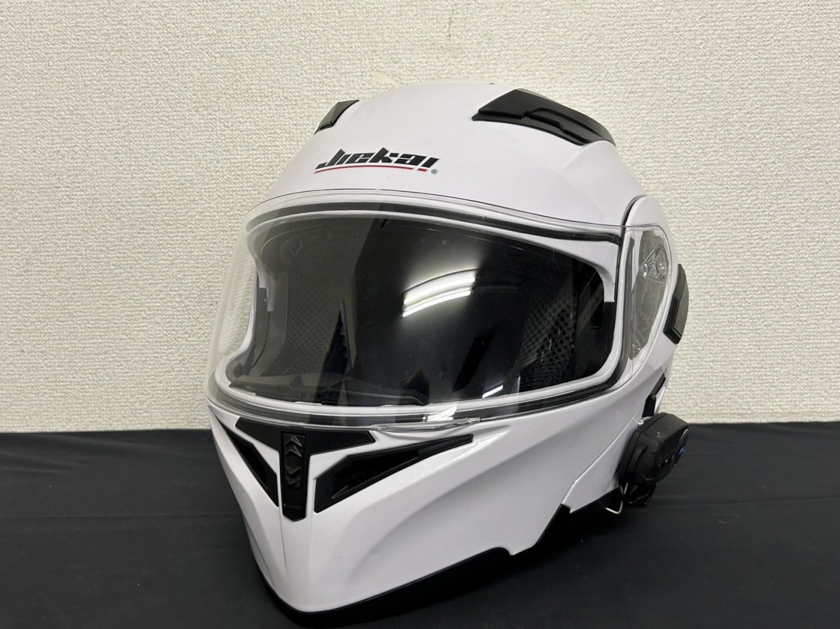 保管品 A2 Jiekai JK-902 フルフェイスヘルメット ホワイトカラー 白色 Mサイズ 現状品(Mサイズ)｜売買されたオークション情報、yahooの商品情報をアーカイブ公開 ...
