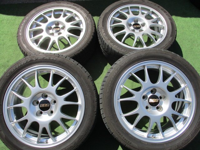 綺麗 BBS RG393 鍛造 FORGED トヨタ セルシオ 純正 オプション ホイールタイヤ 4本 18インチ 245/45R18 溝有 ...