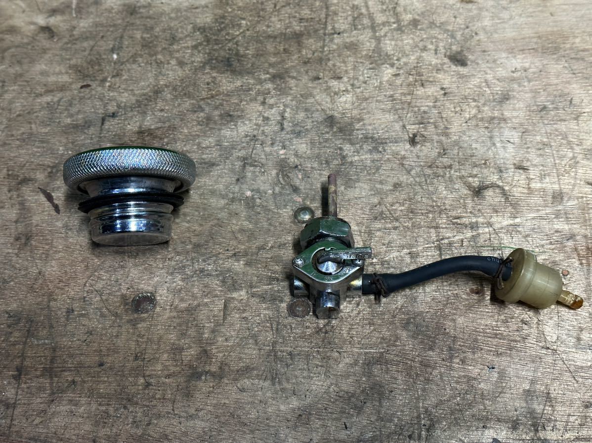 h クリーブランド サイクルワークス ヘイスト 250 純正タンクキャップ ガソリンコック レストアベース CCW Heist(その他)｜売買 ...