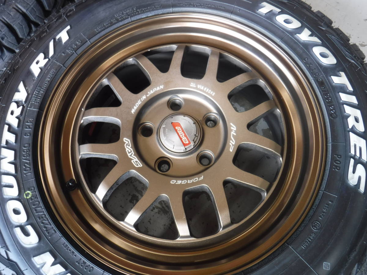 RAYS A-LAP-07X デリカD5取り外し TOYO OPEN COUNTORY R/T 225/70R16 LT 品(5穴)｜売買され ...