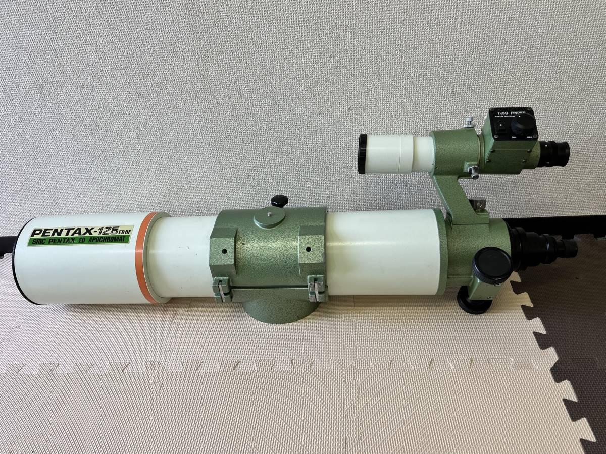 PENTAX 125 EDHF D=125mm f=800mm 天体望遠鏡 7×50 FINDER レンズ ジャンク(セット)｜売買された ...