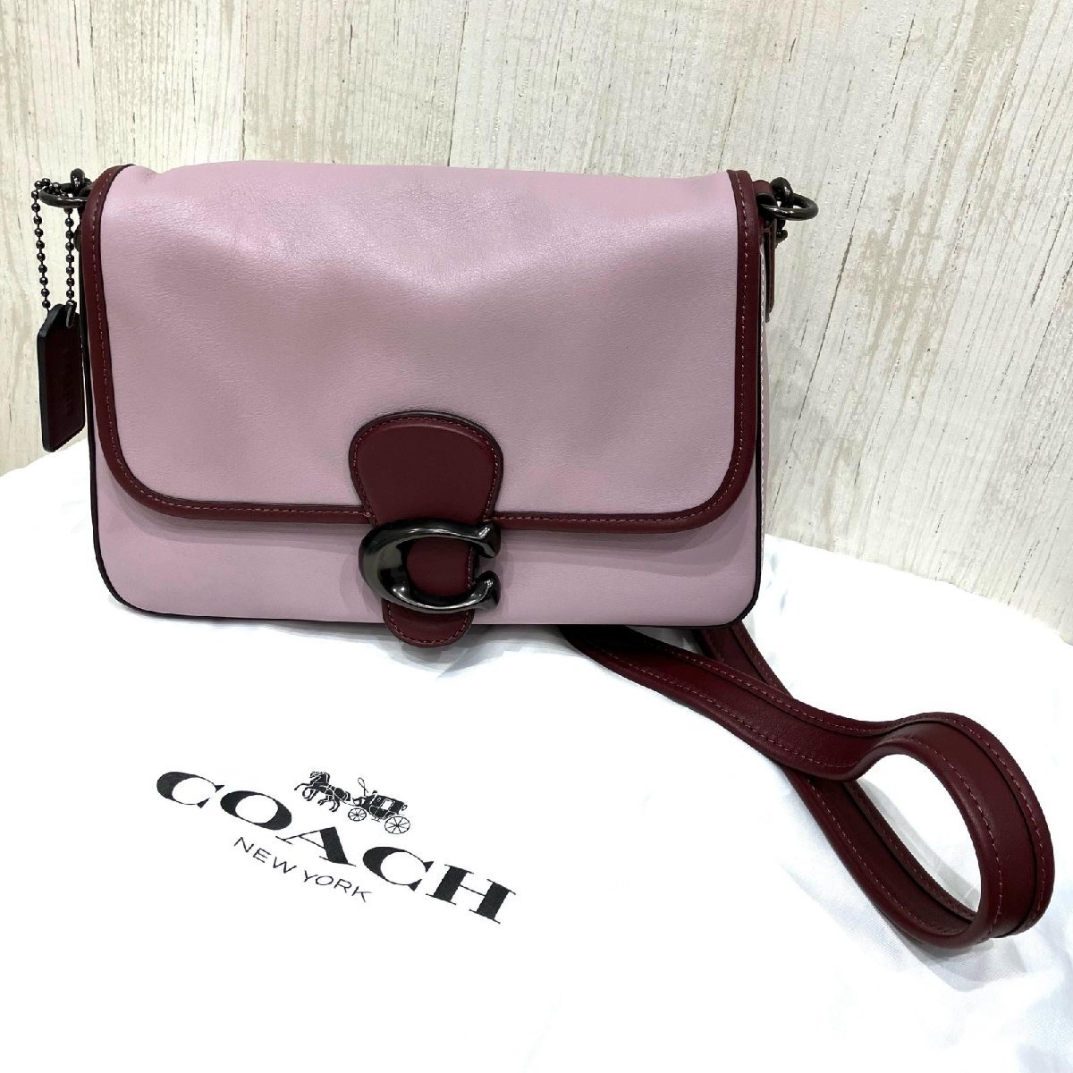 COACH コーチ ソフト タビー カラーブロック 2WAY ピンク系 ショルダーバッグ C5261(その他)｜売買されたオークション情報 ...