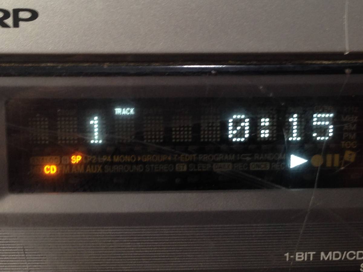 Jラ983 SHARP シャープ 1ビットMD/CDシステム SD-FX100-A MD CD ラジカセ(ラジカセ)｜売買されたオークション情報、yahooの商品情報をアーカイブ公開 ...