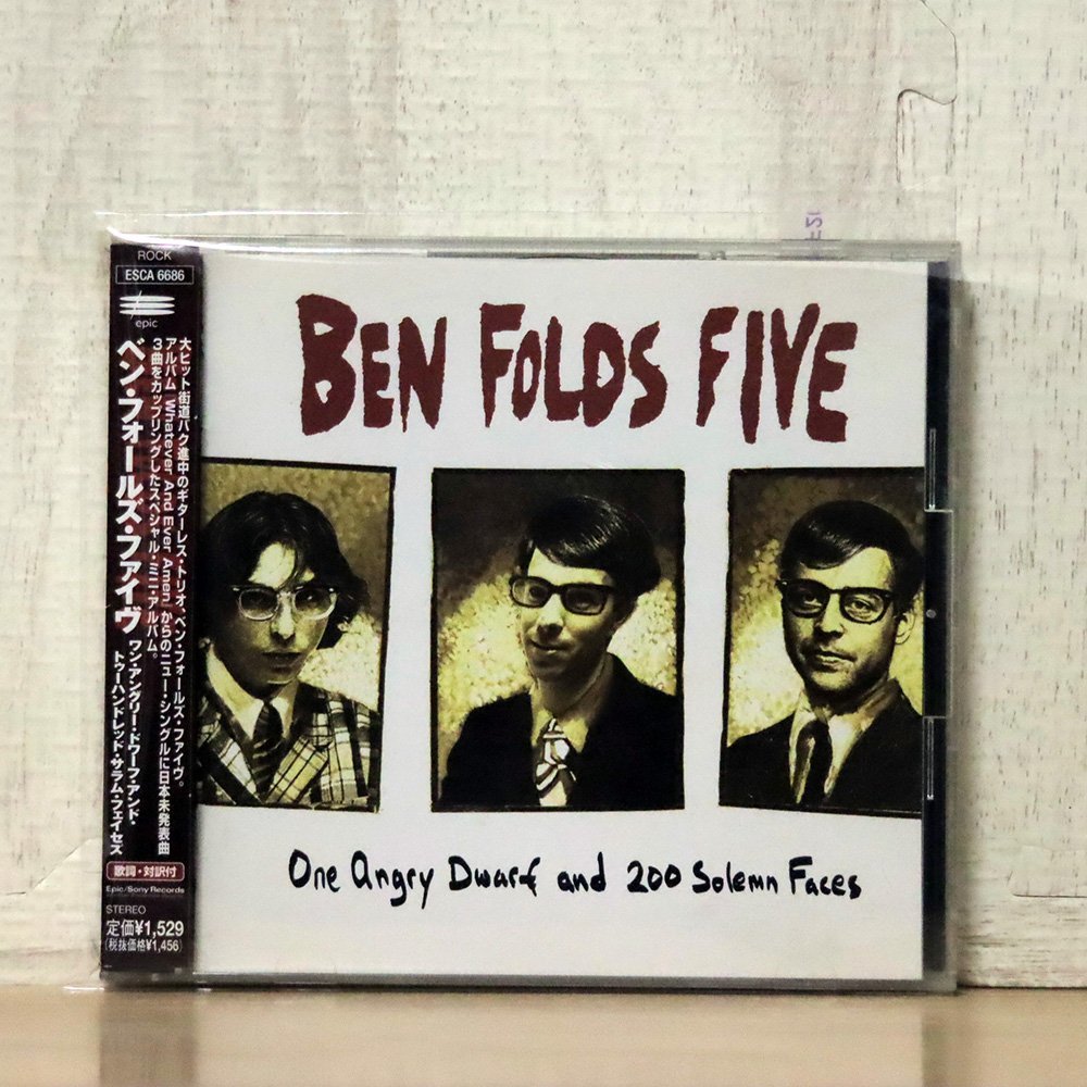 BEN FOLDS FIVE/ONE ANGRY DWARF AND 200 SOLEMN FACES/EPIC ESCA6686(その他 ...