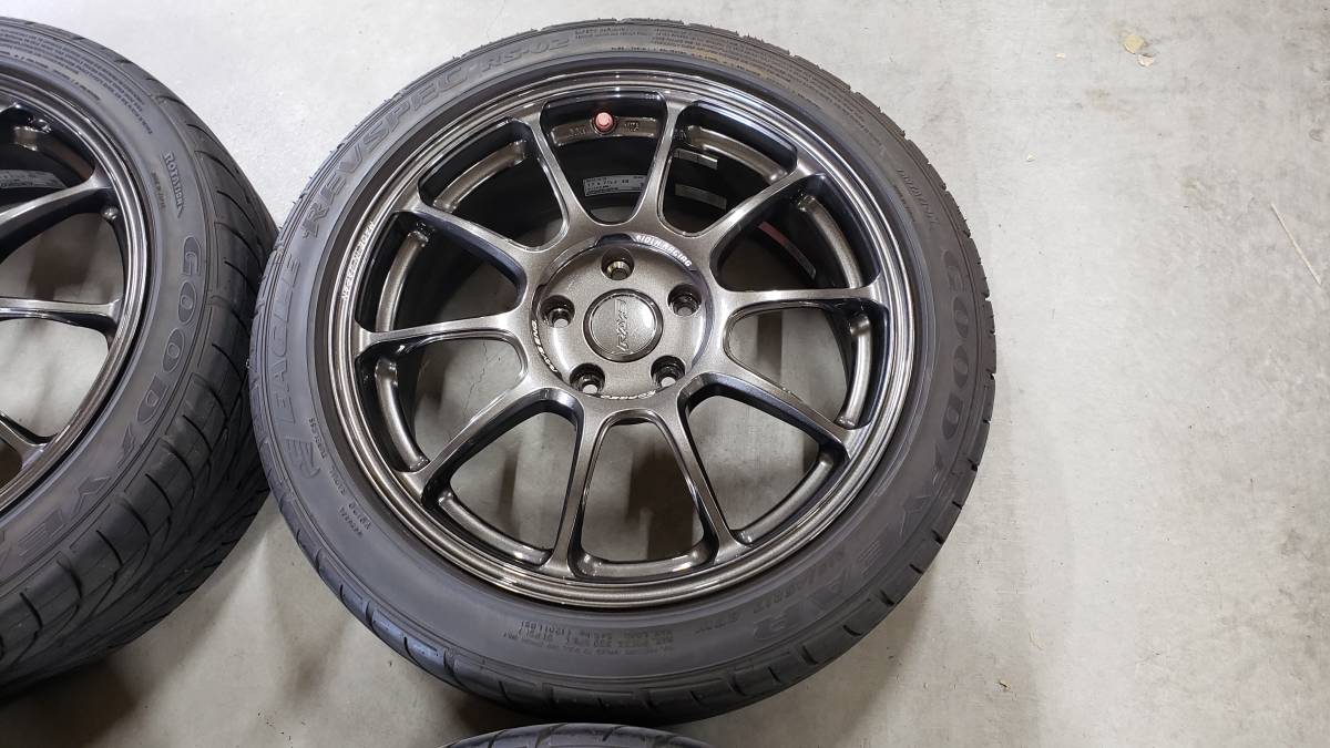 S2000 AP1 AP2 対応サイズ RAYS ZE40 17インチホイール 5穴 7.5J 9J PCD114.3 タイヤ付き(ラジアル ...