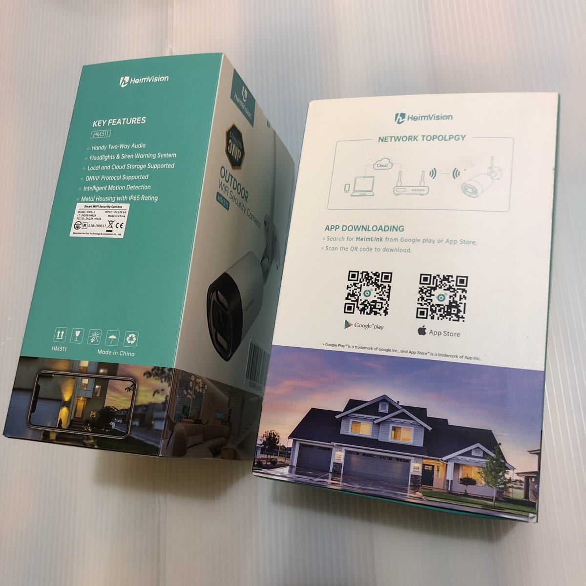 503y1520 HeimVision HM311 防犯カメラ Wi-Fi セキュリティカメラ 2個セット(防犯カメラ)｜売買された ...