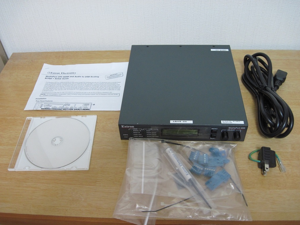 EXTRON製 MediaPort 200 スケーラー内蔵HDMI+オーディオ キャプチャーユニット USB 2.0出力(ビデオキャプチャ ...