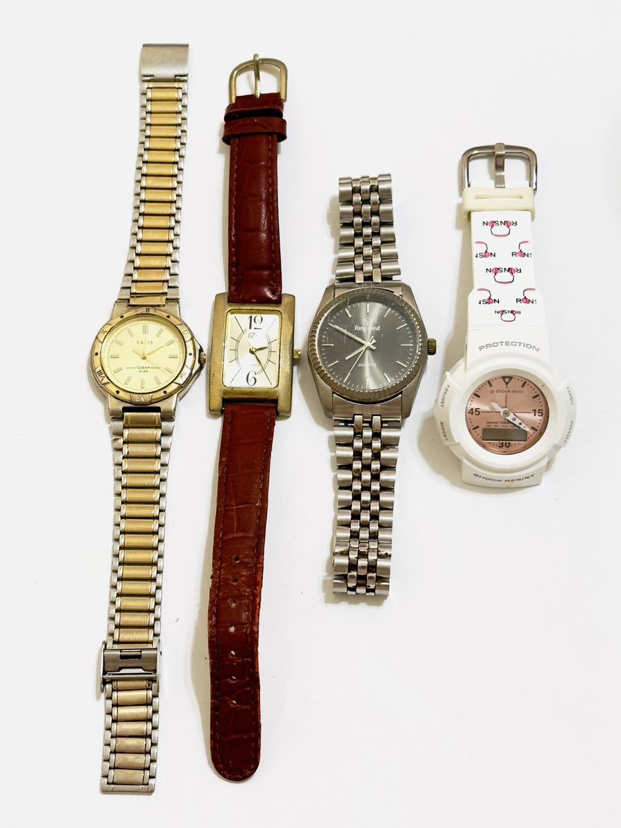 CARIB ALBA V701-6A60 TN TN-020-1 Vanguard 1-1170 CASIO g-shock mini GMN-50 クォーツ メンズ レディース 腕時計 4点 ...