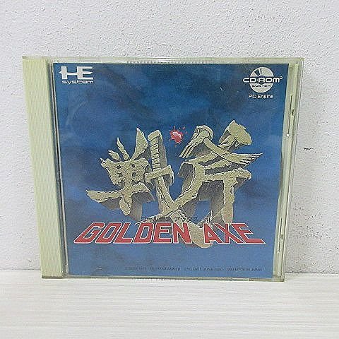 PCエンジン / CD-ROM2 / 戦斧 / GOLDEN AXE / ゴールデンアックス / 現状品 / レア品 / / ゲーム / 当時 ...