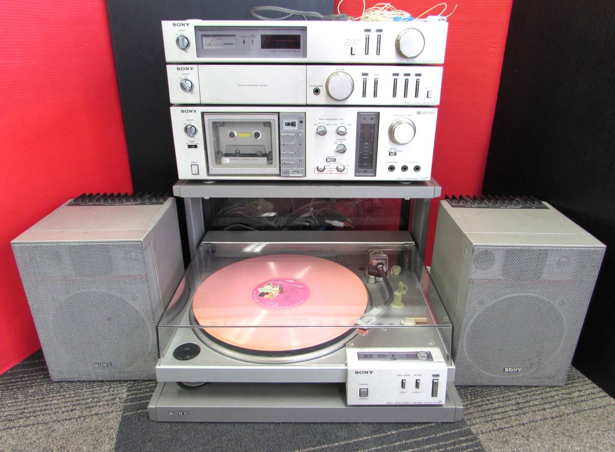 SONY ソニー ステレオシステム オーディオ機器 FALCON ファルコン TAE-20F/ST-10F/TC-20F/PS-10F 簡易 ...